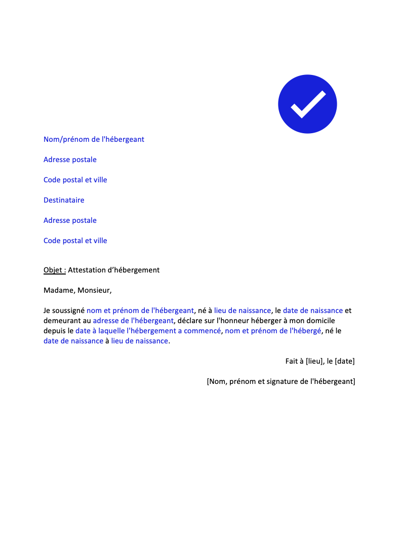 GRATUIT Mod le D attestation D h bergement Pour 2026 Cleerly GRATUIT Mod le D attestation D h bergement Pour 2026 Cleerly